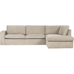 Ecksofa Woood "Thomas", transparent (nat&uuml;rlich), B:283cm H:92cm T:197cm, Sofas, Ecksofa, frei im Raum stellbar, Stellma&szlig;e H 92 cm x B 283 cm, L-Form