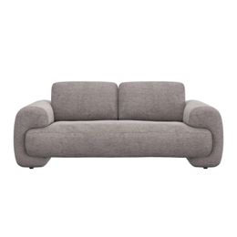 2,5-Sitzer FLEXLUX "Molino Designsofa, Polstersofa, Einzelsofa, Couch", beige (mushroom), B:247cm H:83cm T:108cm, 100% Polyester, Sofas, 2 5-Sitzer, Kaltschaum & Stahl-Wellen f&uuml;r erstklassigen Sitzkomfort, F&uuml;sse Schwarz