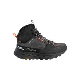 Hikingschuh Jack Wolfskin "TERRAQUEST TEXAPORE MID W", Damen, Gr. UK 3 - EU 35,5, Normalschaft, grau (phantom), Main Material Second Material Lining Sole 100% Rubber/ EVA, Schuhe Hikingschuh