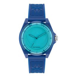 Solaruhr adidas originals "PROJECT FOUR SOLAR", blau, Armbanduhren, Damen, Solaruhr, Quarzuhr, Armbanduhr, Herrenuhr, Damenuhr, Resinarmband