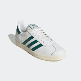 Sneaker adidas originals "GAZELLE", Herren, Gr. 39, wei&szlig; (core wei&szlig;, collegiate gr&uuml;n, cream wei&szlig;), Leder, Synthetik, Schuhe Sneaker