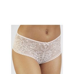 Panty Lascana "Luciana", Damen, Gr. 44/46, rosa (ros&eacute;), Spitze, Obermaterial: 88% Polyamid, 12% Elasthan, Unterhosen Panty, aus feiner, dezent transparenter Spitze in blumiger Optik