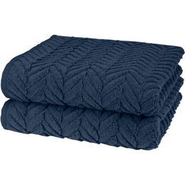 Handt&uuml;cher Ross "Sensual 9001", blau (nachtblau), B:50cm L:100cm, Frottier, Obermaterial: 100% Baumwolle, Handt&uuml;cher, Handt&uuml;cher, 100% Baumwolle