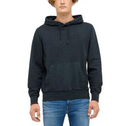 Sweatshirt Mustang "Herren Style Eden", Herren, Gr. S, schwarz, 100% Baumwolle, regular fit, Sweatshirts Sweatshirt