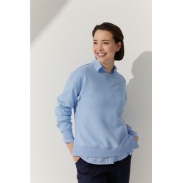 Sweatshirt THE FASHION PEOPLE, Damen, Gr. S, hellblau, Obermaterial: 100% Baumwolle;, Rundhals, Sweatshirts Sweatshirt