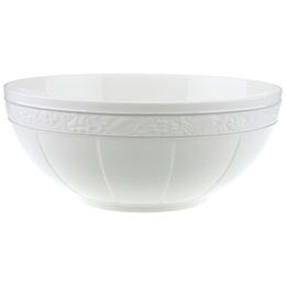 Villeroy & Boch Schale VILLEROY & BOCH "Sch&uuml;ssel Gray Pearl 24,2 cm wei&szlig;", wei&szlig;, Sch&uuml;sseln, Schale