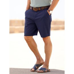 Bermudas Catamaran, Herren, Gr. 48, Normalgr&ouml;&szlig;en, blau (marine), 75% Polyester, 21% Viskose, 4% Elasthan, meliert, unifarben, Hosen Bermudas