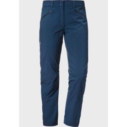 Sch&ouml;ffel Outdoorhose SCH&Ouml;FFEL "Pants Hestad L", Damen, Gr. 46, Normalgr&ouml;&szlig;en, blau (8180, blau), Oberstoff : 85% Nylon 15% Elasthan, Hosen Outdoorhose