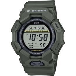 Chronograph Casio G-SHOCK, gr&uuml;n (olivgr&uuml;n, schwarz), Armbanduhren, Herren, Chronograph, Quarzuhr, Armbanduhr,Herrenuhr, digital, autom. Kalender, Resinarmband
