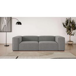 Big-Sofa OTTO HOME "HAILY Modularsofa, Verl&auml;ssliche Qualit&auml;t, Sitztiefe 70 cm", grau (dunkelgrau), B:260cm H:72cm T:100cm, 100% Polyester, Sofas, Big-Sofa, als Modul oder separat verwendbar, f&uuml;r individuelle Zusammenstellung