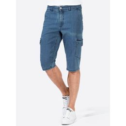 Jeansbermudas Catamaran, Herren, Gr. 62, Normalgr&ouml;&szlig;en, blau (light blau, denim), 99% Baumwolle, 1% Elasthan, unifarben, kurz, Jeans Jeansbermudas