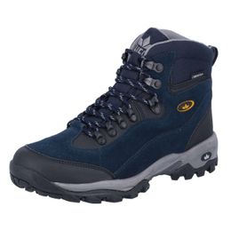 Outdoorschuh Lico "Trekkingstiefel Milan", Herren, Gr. 44, blau, Veloursleder, Schuhe Outdoorschuh
