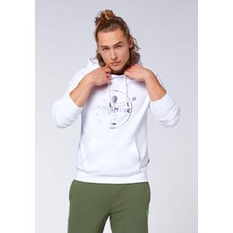 Kapuzensweatshirt Chiemsee, Herren, Gr. L (52/54), hellwei&szlig;, 88% Baumwolle, 12% Polyester, Sweatshirts Kapuzensweatshirt