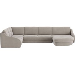Sit & More Wohnlandschaft SIT & MORE "Soul U-Form", grau (anthrazit), B:372cm H:90cm T:227cm, 100% Polyester, Sofas, Wohnlandschaft, wahlweise mit Bettfunktion und Schubkasten