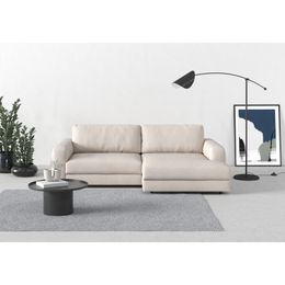 Ecksofa Trendmanufaktur "Bourbon Mega_Ecke mit tollem Sitzkomfort, Breite 250cm, L-Form", grau (dove), B:250cm H:84cm T:176cm, 100% Polyester, Sofas, Ecksofa, mit extra hohem Sitzkomfort, auch in Cord erh&auml;ltlich