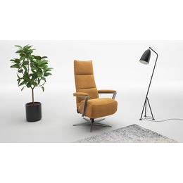 Sit & More TV-Sessel SIT & MORE "Vario Comfort, inkl. Kopfteilverstellung & 360 Drehfunktion", dijon, B:70cm H:124cm T:85cm, 100% Polyester, Sessel, TV-Sessel, mit Herz-Waage-Funktion & 3 Motoren, H&ouml;he der Armlehnen 60cm
