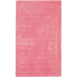Badematte Egeria "Line" Gr. 3, pink, H:10mm, Baumwolle, Badematten, Badematte
