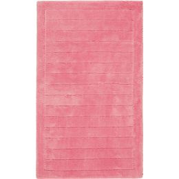 Badematte Egeria "Line" Gr. 4, pink, H:10mm, Baumwolle, Badematten, Badematte
