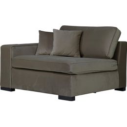 Sofaelement Home Affaire "Skara", grau (taupe), B:110cm H:86cm T:100cm, Polsterelemente, Sofaelement, Modul zum eigenen Zusammenstellen, in vielen Bezugsqualit&auml;ten
