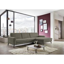 Ecksofa DIE PLANBAR "MP-IN20110 L-Form mit Kaltschaum-Polsterung", gr&uuml;n (forest), B:302cm H:87cm T:178cm, 100% Polyester, Sofas, Ecksofa, optional mit Funktionen erh&auml;ltlich