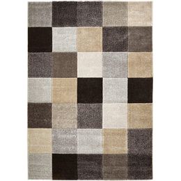 Teppich HEINE HOME Gr. 2, beige (beige, braun), B:80cm H:13mm L:150cm, Kunstfaser, Polypropylen, Teppiche, Teppich
