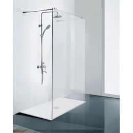 Walk-in-Dusche Sanotechnik "Freedom I", grau (wei&szlig;, neutral), B:117cm H:195cm, Duschw&auml;nde, Walk-in-Dusche