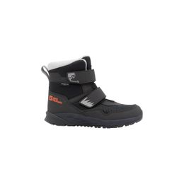 Winterstiefel Jack Wolfskin "POLAR BEAR-B TEXAPORE MID VC K", Jungen, Gr. UK2-EU34, Normalschaft, grau (phantom), Hauptmaterial: Synthetic. .Second Material: Textile. Futter: Texapore Core .Sole: Rubber / EVA. 100% Rubber/ EVA, Schuhe Winterstiefel