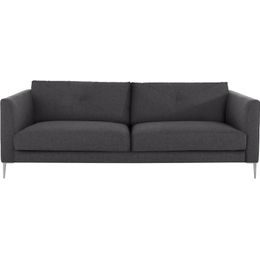 2,5-Sitzer Trendmanufaktur "Chilltime, elegant und bequem, Komfortsitzh&ouml;he 46cm, Breite 237cm", schwarz (obsidian), B:237cm H:84cm T:96cm, Sofas, 2 5-Sitzer, mit eleganter Kreuznaht in den R&uuml;ckenkissen, Breite 237 cm