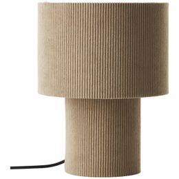 Brilliant Tischleuchte "Tony", grau, 1, &Oslash; 23cm H: 30cm, 1 Stk., Leuchten, mit Cord-Lampenschirm, 30 x 23 cm, E27, Textil, Tischleuchte