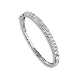 Armreif ONE ELEMENT "Zirkonia Armreif aus 925 Silber" Gr. 21, silber, Armb&auml;nder, Damen, mit Zirkonia, Silber 925 (Sterlingsilber), Armreif