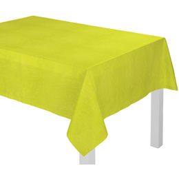 Tischdecke WIRTH "Lahnstein" Gr. 4, gr&uuml;n (limone), B:130cm L:190cm, Polyester, Tischdecken, Tischdecke