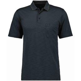 Poloshirt Ragman, Herren, Gr. S, grau (schiefer), Piqu&eacute;, 52% Baumwolle 48% Polyester, regular fit, ohne Ausschnitt, Shirts Poloshirt