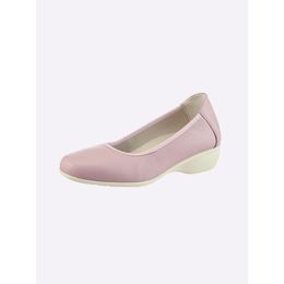 Ballerina CLASSIC, Damen, Gr. 37, ros&eacute;, Glattleder, Basic, Schuhe Ballerina