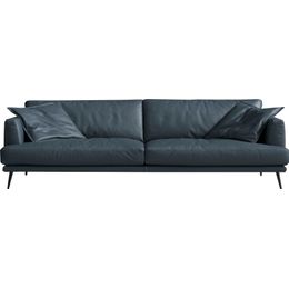 2,5-Sitzer Egoitaliano "Sophia, Designsofa mit extrakomfortablem Sitzkomfort", grau (smoke), B:214cm H:77cm T:96cm, Leder BULL (Echtes Rindsleder). Geschliffenes, pigmentiertes und behandeltes Rindsleder mit einer Dicke von 1, 3-1, 5 mm. Es handelt sich um ein weiches, gesch&uuml;tztes Leder. Eine leichte Deckschicht sch&uuml;tzt sie vor Flecken, ohne ihre urspr&uuml;nglichen Eigenschaften zu ver&auml;ndern. Dieses g