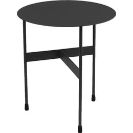 Beistelltisch SPINDER DESIGN "MIRA LOW", schwarz (schwarz, schwarz, schwarz, schwarz, schwarz, schwarz), B/H/T: 40cm x 45cm x 40cm, Tische, Beistelltisch, Beistelltisch aus Stahl