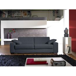 Schlafsofa Bali "Norwalk, Dauerschl&auml;fer", blau (blau, anthrazit), B:232cm H:83cm T:100cm, Sofas, Schlafsofa, in 140er und 160er Breite, 3 Varianten, auch mit Ergoflex-Lattenrost