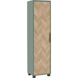 Hochschrank Schildmeyer "Piazza, Breite 40,3 cm, f&uuml;hlbare Holzstruktur", pistazie, B:40,3cm H:157,8cm T:33,05cm, FSC-zertifizierter Holzwerkstoff, Schr&auml;nke, Hochschrank, Made in Germany