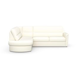 Sit & More Ecksofa SIT & MORE "Panini L-Form", beige (creme), B:243cm H:87cm T:175cm, Sofas, Ecksofa, wahlweise mit Bettfunktion und Bettkasten