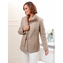 Steppjacke CLASSIC, Damen, Gr. 54, beige (sesam), 100% Polyester, Wattierung:100% Polyester, unifarben, Jacken Steppjacke