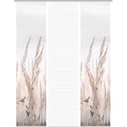 Schiebegardine Vision S "RELVA", beige (natur), B:60cm H:260cm, Polyester, Gardinen, Schiebegardine, DIGITALDRUCK