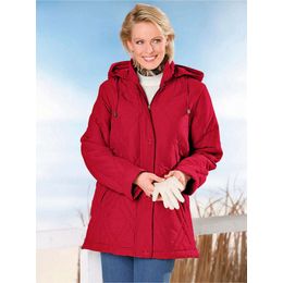Outdoorjacke Classic Basics, Damen, Gr. 38, rot, 100% Polyester, unifarben, figurumspielend, Jacken Outdoorjacke