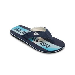 Sandale Quiksilver "Molokai Layback", Herren, Gr. 6(39), aqua holmes, Obermaterial:Obermaterial: 100% Baumwolltextil, Futter: 100% Polyestertextil, Laufsohle: 100% Schwammgummi;, Schuhe Sandale