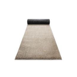 Hochflor-Teppich Wecon Home "Manta", beige (sand beige), B:80cm H:25mm L:230cm, Polyester, Teppiche, Hochflor-Teppich, L&auml;ufer, Langflor maschinell gewebt, robust, Wohn- & Schlafzimmer, uni