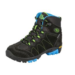 Br&uuml;tting Wanderschuh BR&Uuml;TTING "Outdoorstiefel Bergen High", Jungen, Gr. 34, grau, Veloursleder, Schuhe Wanderschuh