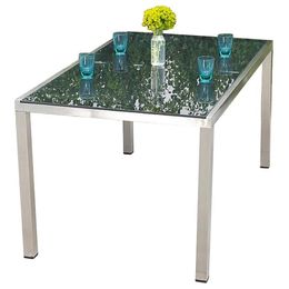 Gartentisch Merxx "Ferrara", grau, B:90cm H:75cm T:150cm, Tische, Gartentisch, 90x150 cm