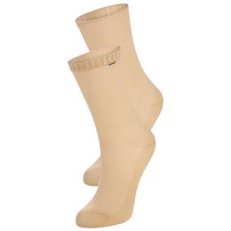 Feinsocken BOSS, Damen, Gr. 39-42, medium beige 261, Viskose, elastisch, Socken Feinsocken, fein gerippt, verst&auml;rkte Fersen- und Zehenpartie