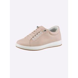 Sneaker Andrea Conti, Damen, Gr. 39, puderrosa, Glattleder, Leder, Rindsleder, Schuhe Sneaker