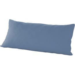Kissenbezug Primera "Primera Mako-Feinjersey Kissenbezug im Doppelpack", blau, B:40cm L:80cm, Feinjersey, Obermaterial: 100% Baumwolle, Kissenbez&uuml;ge, Kissenbezug, In vielen Uni-T&ouml;nen