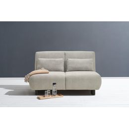 ell+ell Schlafsofa ELL + ELL "Minou", grau, B:145cm, Sofas, Schlafsofa