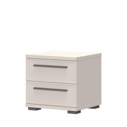 Nachtkonsole OTTO HOME "Opera Nachtkommode, Nachttisch, 2 oder 3 Schubladen, Made in Europe", beige (cashmere farbe), B:45cm H:43cm T:40cm, FSC-zertifizierter Holzwerkstoff, Sideboards, Nachtkonsole, UV lackiert, Soft Close Funktion, ideal passend zum Boxspringbet
